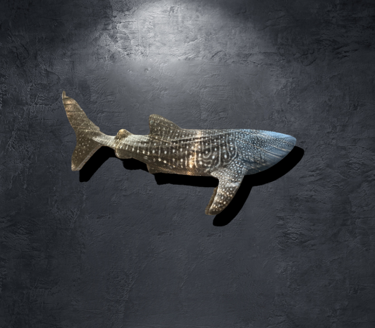 MEG shark - Metalistik Metal Wall Art